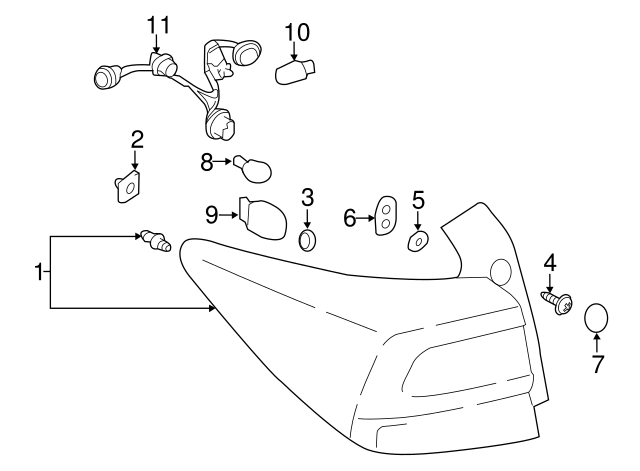 2015-2024 Subaru Tail Lamp Grommet 909220013 | Subaru Parts Store