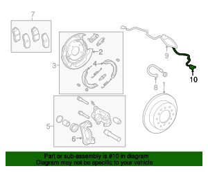 2007-2017 Toyota Rear Speed Sensor 89542-0C020 | Toyota Parts Center