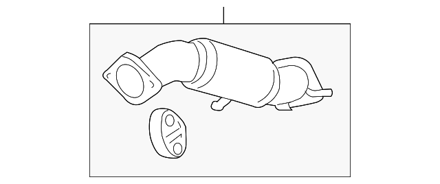 2017-2018 Hyundai Santa Fe Sport Front Pipe 28610-2W400 | OEM Parts Online