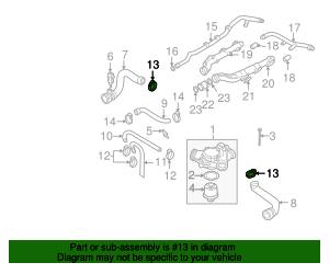 Genuine BMW 07-12-9-952-121 | Lower Hose Clamp | FREE Shipping on Most ...