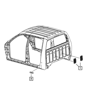 2012-2025 Ram Bodyside Aperture Exhauster 68324094AB | Mopar eStore
