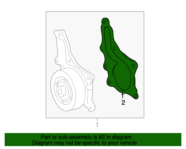 2009-2019 Toyota Engine Water Pump Gasket 16271-36010 | Toyota Parts Center