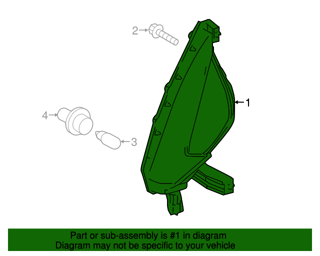 2017-2022 Toyota Prius Prime Signal Lamp 81531-47010 | Toyota Parts Center