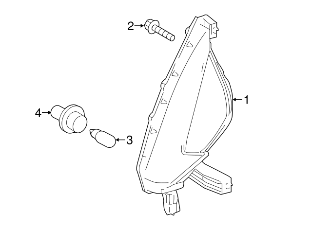 81541-47010 - Turn Signal Light (Left, Rear) - 2017-2022 Toyota Prius ...