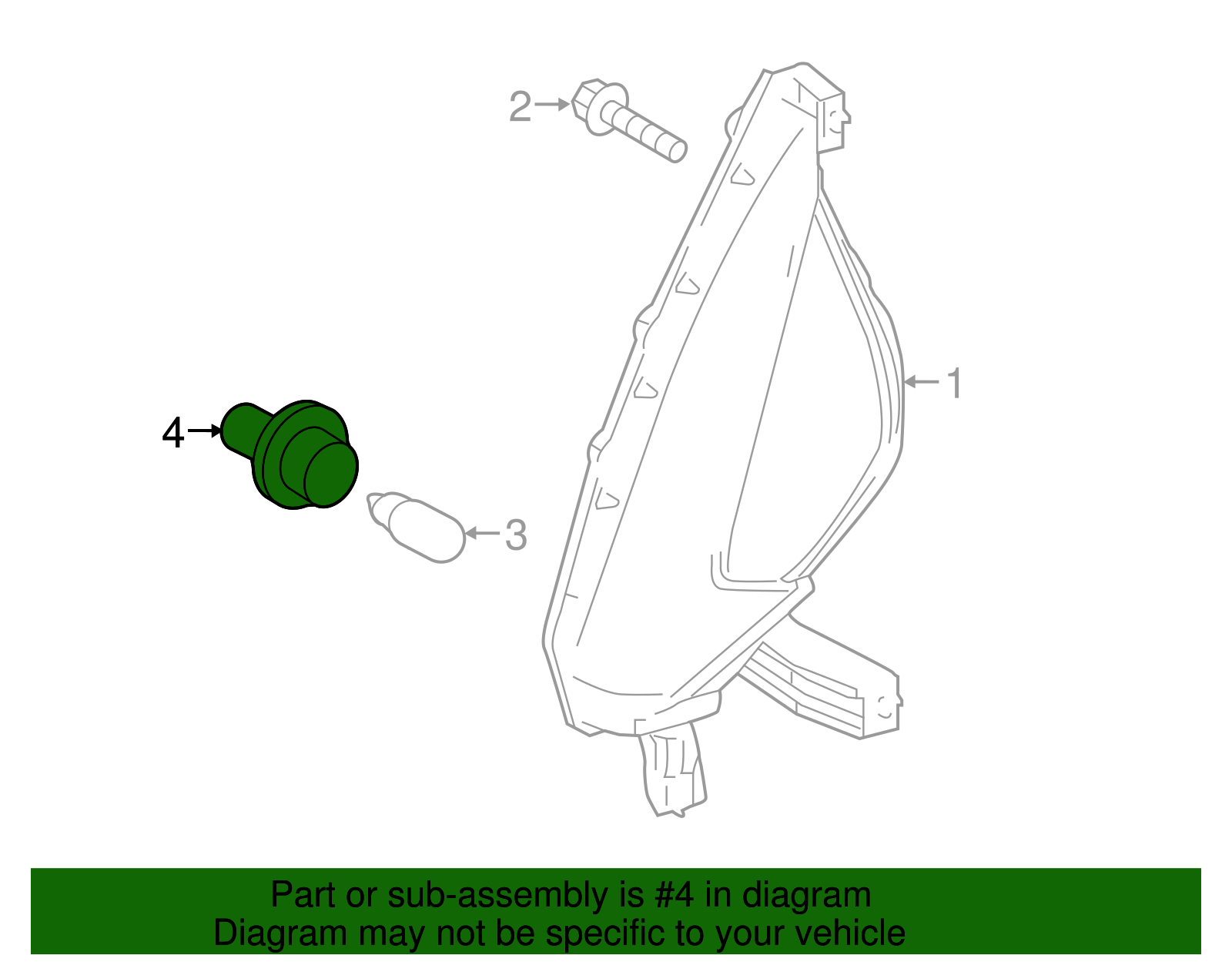 2000-2022 Toyota 2000-2022 Toyota - Back Up Light Socket 81615-12590 ...