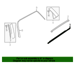 2016-2023 Mazda CX-9 Belt Molding TK48-50-670 | OEM Parts Online