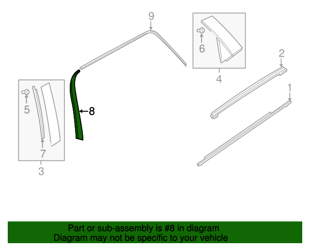 2016-2023 Mazda CX-9 Tape TK48-50-8W2A | RealMazdaParts.com
