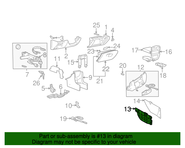 2002-2005 Hyundai Sonata Center Assembly Side Cover 84774-3C000-TI ...