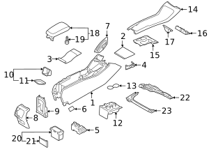 32226898 - Console Panel 2019-2024 Volvo | AutoNation Parts