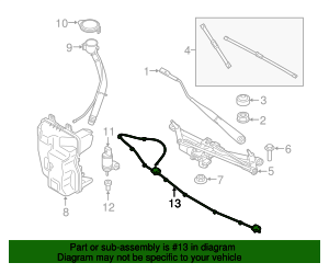Genuine BMW 61-66-9-478-827 | Nozzle Assembly | FREE Shipping on Most ...