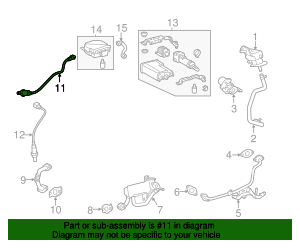 2012-2018 Toyota Oxygen Sensor 89467-06120 | Toyota Parts Center