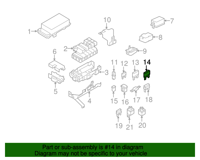 D9AZ-14526-B 2005-2023 Ford Circuit Breaker | Fairway Ford Parts