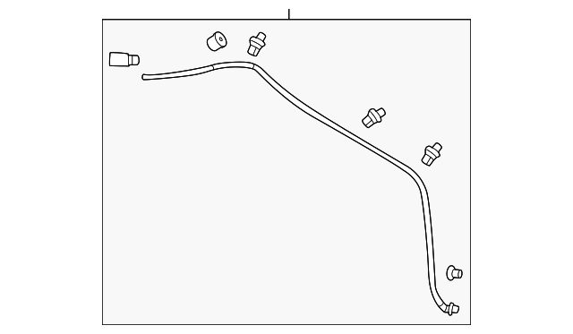 2021-2022 Chevrolet Trailblazer Rear Passenger Side Sunroof Drain Hose ...