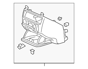 77291-SHJ-A01ZF - Console Assembly 2008-2010 Honda Odyssey | Honda ...