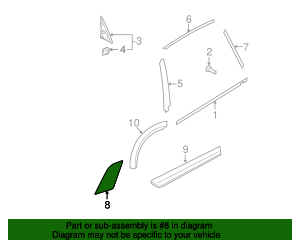 2009-2013 Subaru Forester Stone Guard 91163SC031 | Subaru Parts Shop