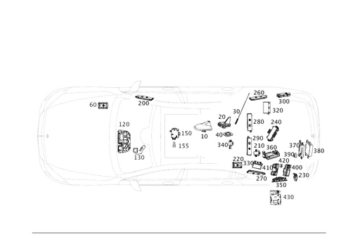 Antenna, Antenna Amplifier and Wiringharnesses for 2019 Mercedes-Benz S ...