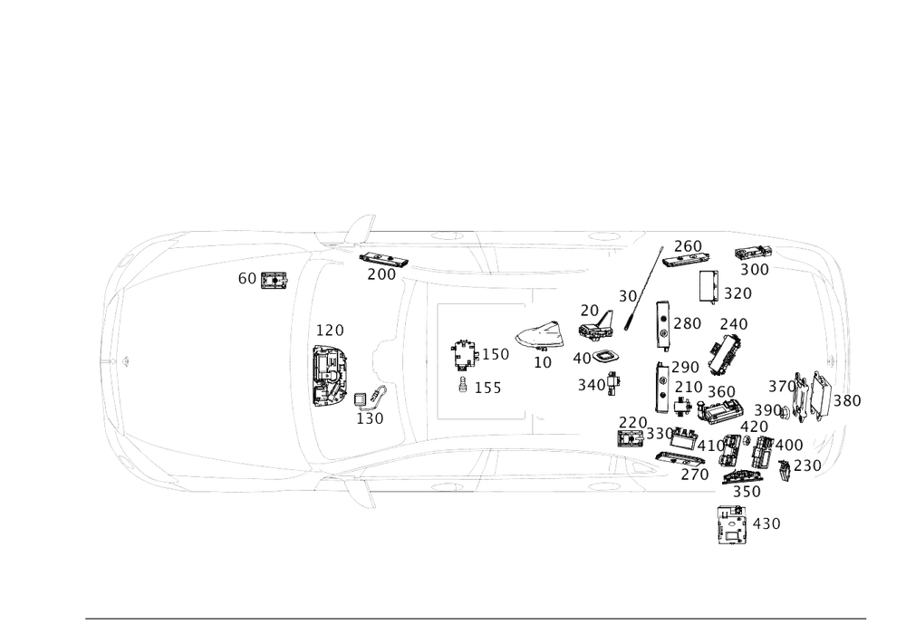 213-905-66-00 - Antenna Amplifier For 1954-2025 Mercedes-Benz ...