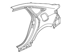 2022-2025 Honda Civic Quarter Panel 04636-T20-A00ZZ | Honda Factory Parts