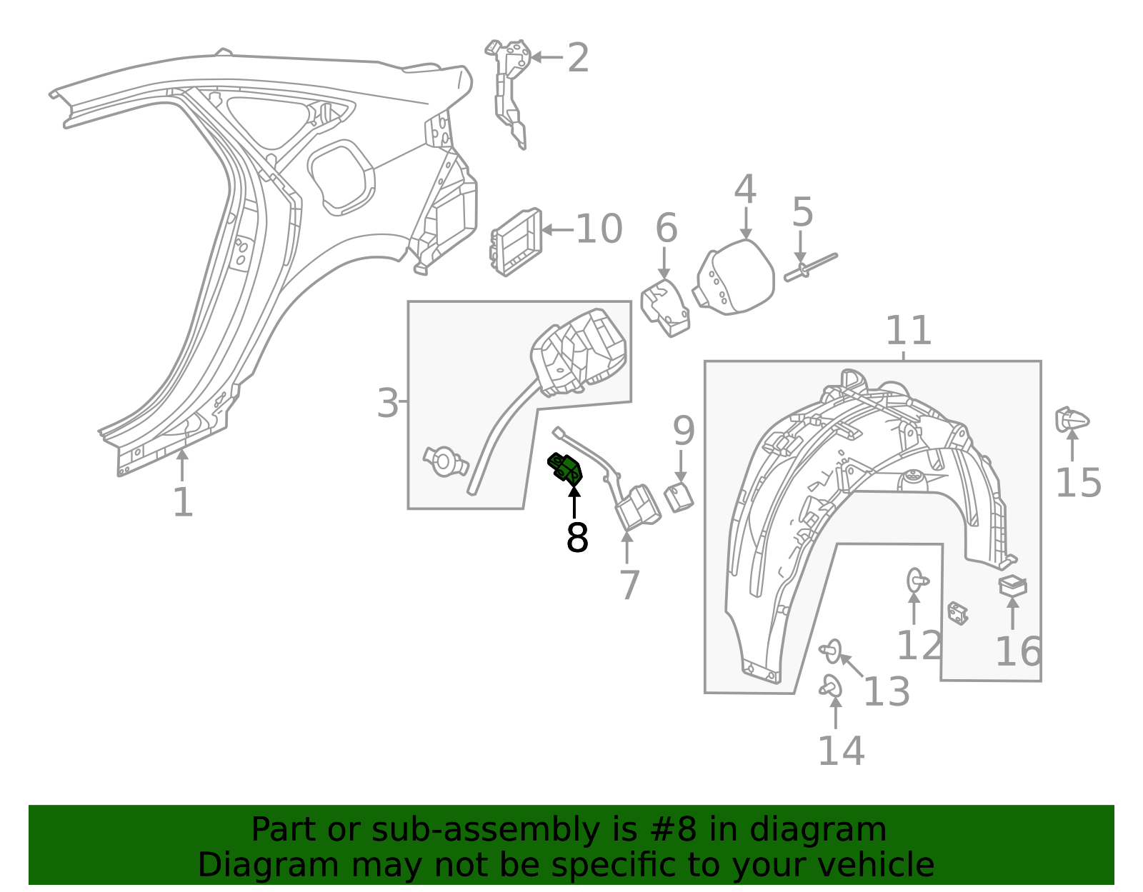 91691-TA0-003 - Actuator Clip 2022-2025 Honda | Honda Parts Online