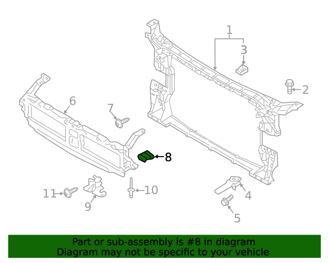 N-901-686-04 - Tow Eye Cap U-Nut 1996-2023 Audi | Audi OEM Parts