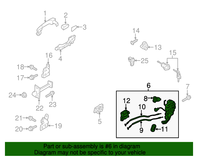 81311-4C010 - Lock Actuator 2012-2013 Kia Optima | Kia.Parts Store
