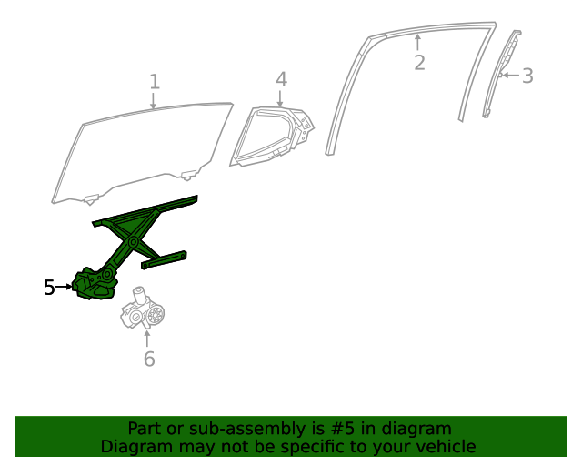 2019-2024 Lexus Window Regulator 69802-06190 | AutoNationParts.com