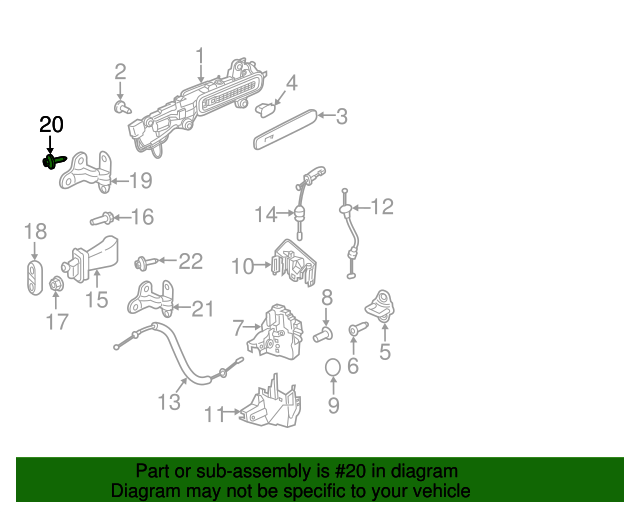 Genuine OEM Door Hinge Bolt Part# LR037063 Fits 2017-2023 Land Rover ...