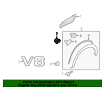 2011-2024 Nissan Wheel Opening Molding Grommet 76848-JG00A | Nissan ...