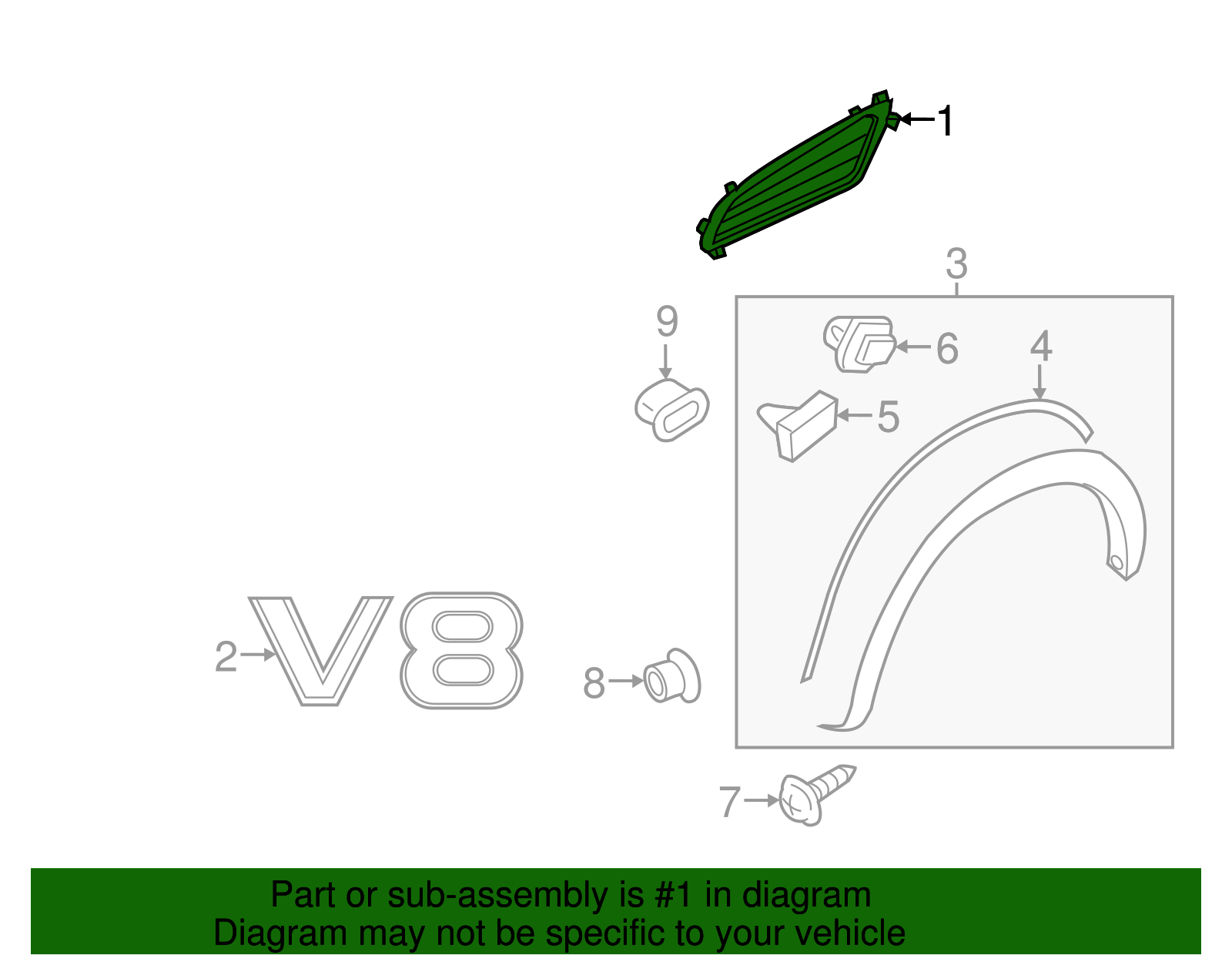 2017-2024 Nissan Armada Vent Grille 63825-1LB0A | Nissan Parts Central