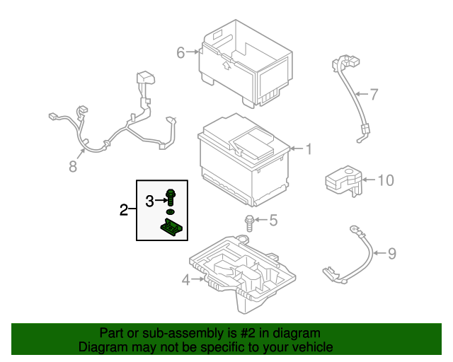 37160-2W000 - Hold Down Clamp 2017-2022 Kia Sportage | Kia.Parts Store