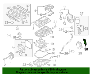 2013-2022 Volkswagen Oil Cooler Gasket 06L-117-070 | OEM Parts Online