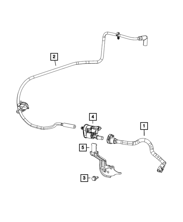 2022-2023 Dodge Purge Hose 68517414AA | Mopar eStore