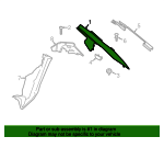 51438038174 - 2011-2016 BMW Upper Quarter Trim (51-43-8-038-174) | BMW ...