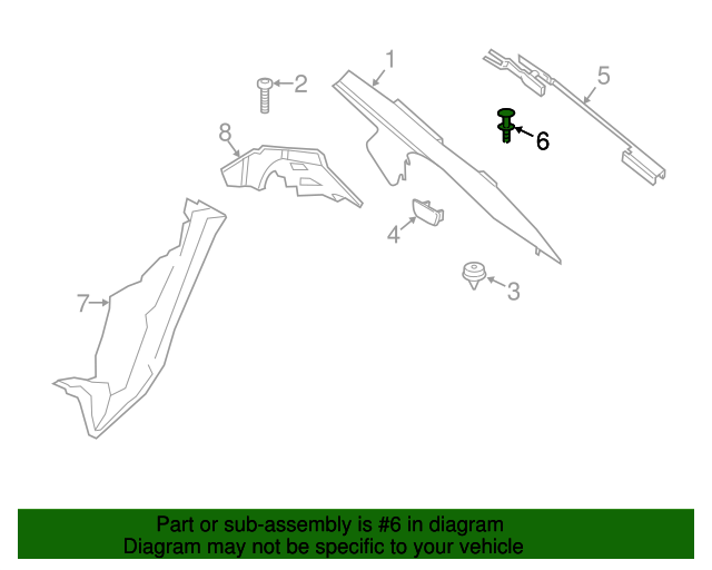 2011-2024 BMW Head Air Bag Rivet 07-14-6-984-985 | BMWPartsDirect.com