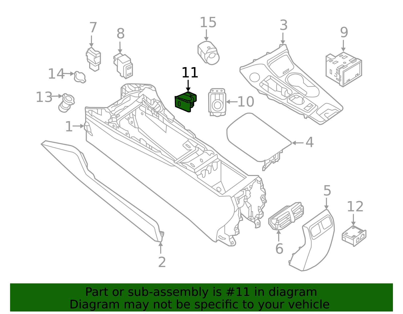 2016-2018 Nissan Maxima Auxiliary Jack 28023-9DD0A | OEM Parts Online