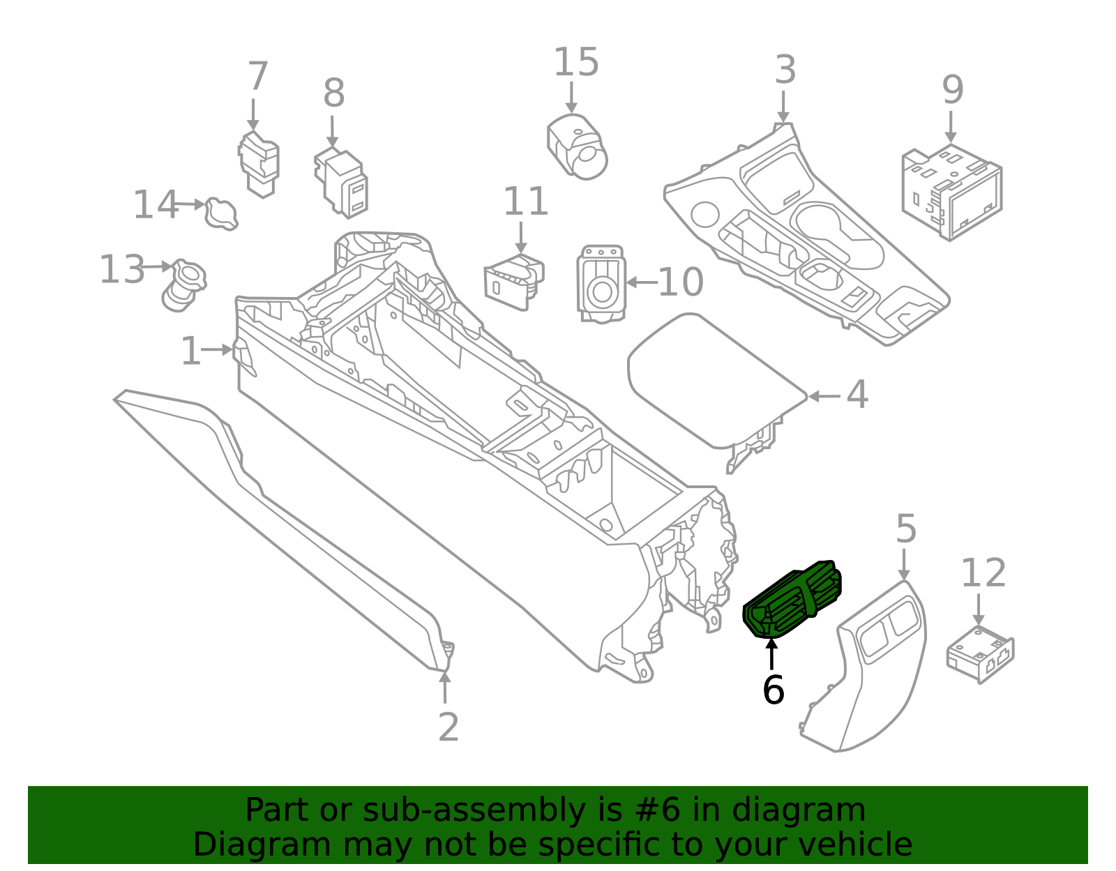 2016-2023 Nissan Maxima Air Vent Grille 68794-4RA0B | Kline Nissan