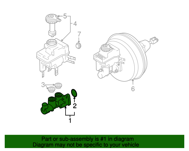 Genuine BMW 34-33-6-786-629 | Master Cylinder | FREE Shipping on Most ...