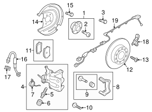 2005-2024 Volkswagen OEM NEW 2005-19 VW Volkswagen Disc Brake Caliper ...