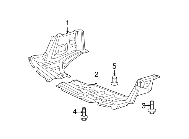 2007-2012 Toyota Under Cover 51442-52110 | OEM Parts Online