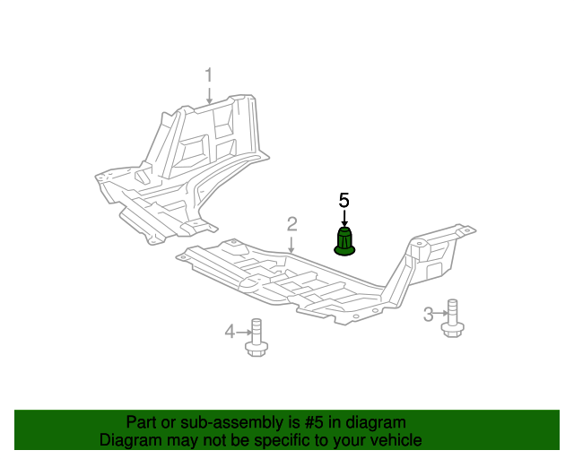 90189-06076 - Park Assist Camera Grommet 2000-2024 Toyota | Group 1 ...