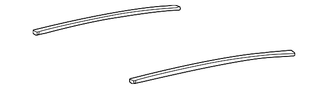 75505-60020 - Drip Molding - 1998-2007 Toyota Land Cruiser | OEM ...