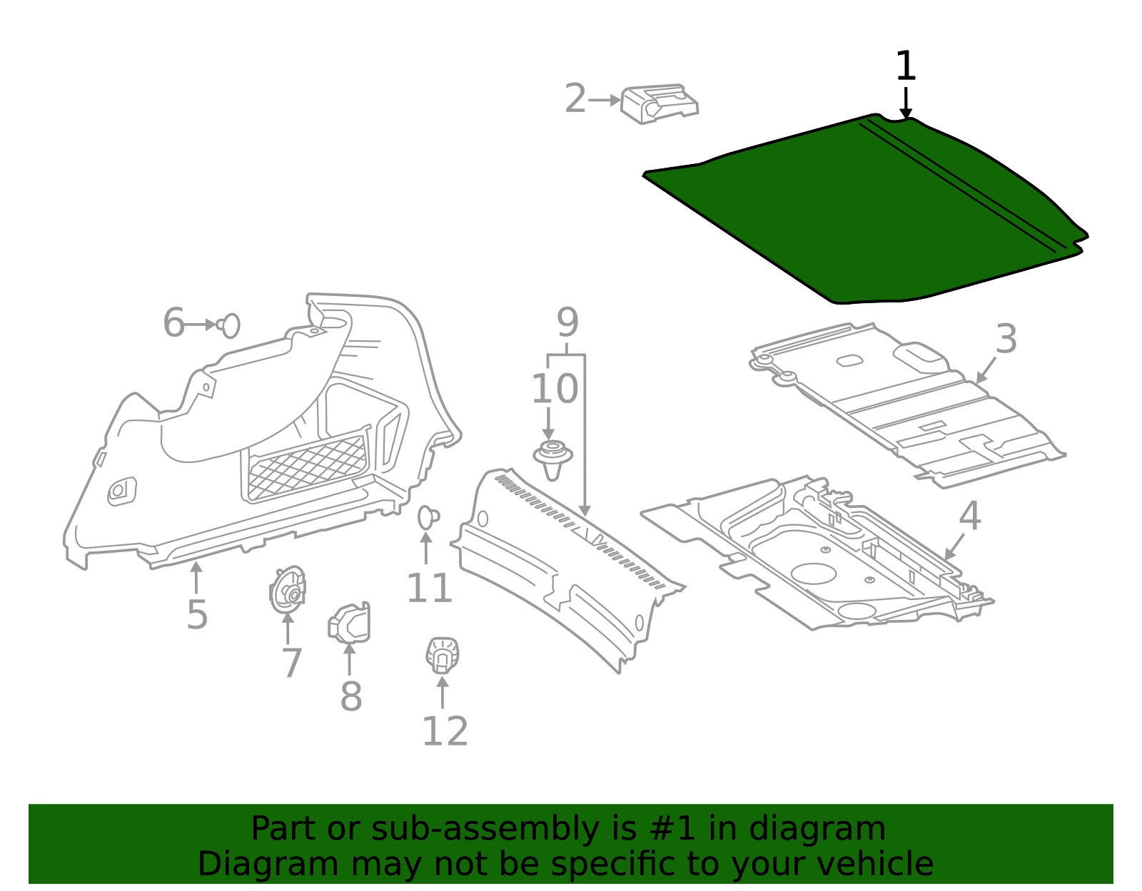 2020-2022 Mercedes-Benz Floor Cover 177-680-88-05-9E83 | Mercedes-Benz ...