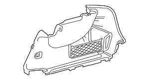 177-690-94-00-9E83 - Trunk Side Trim 2019 Mercedes-Benz A 220 ...