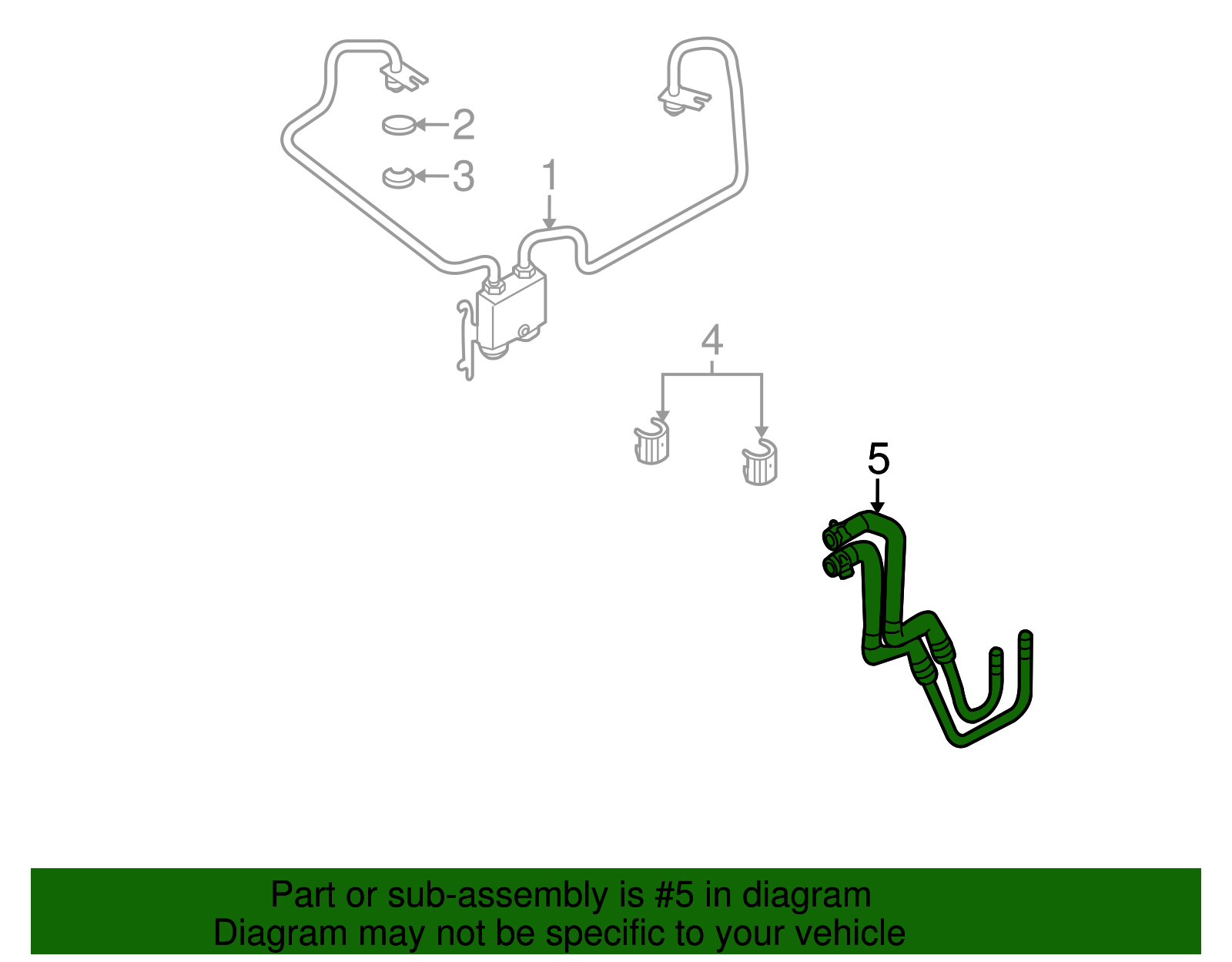 2008-2019 Ford | Automatic Transmission Oil Cooler Hose Assembly | AG1Z ...