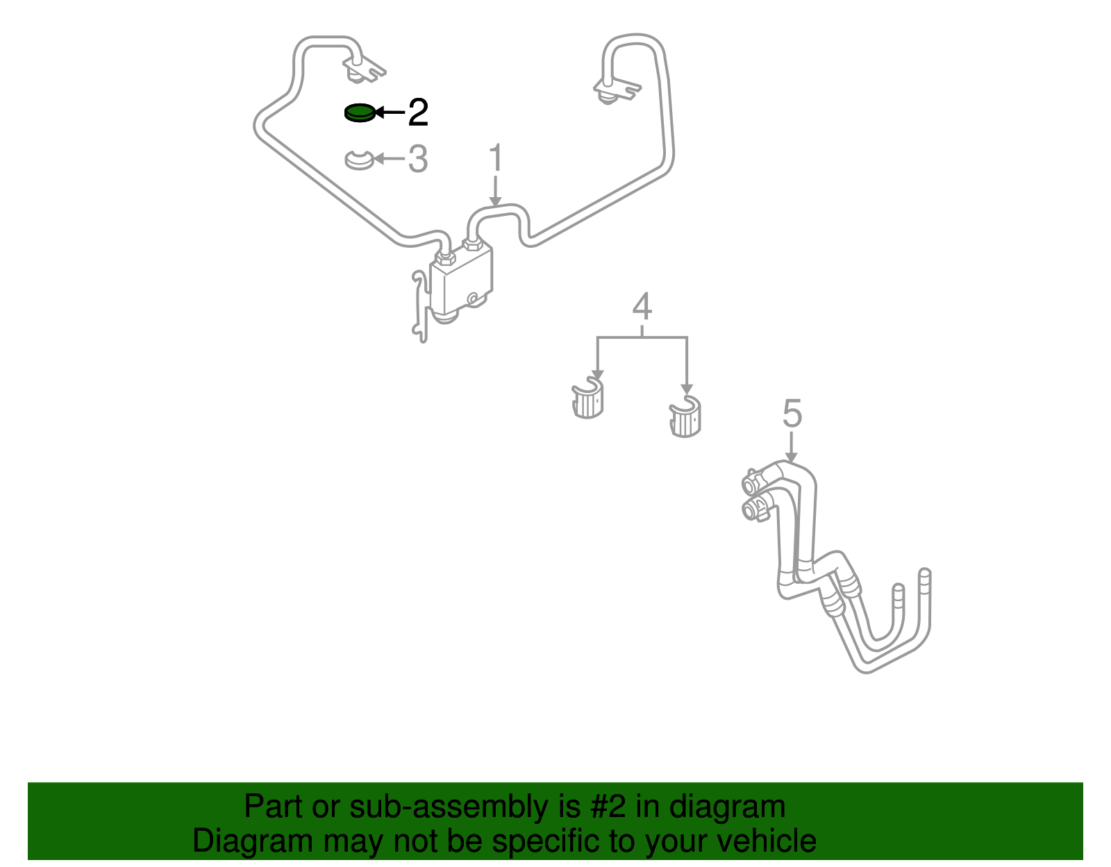 2007-2025 Ford Automatic Transmission Oil Cooler Hose Seal 5L7Z-7D285-A ...