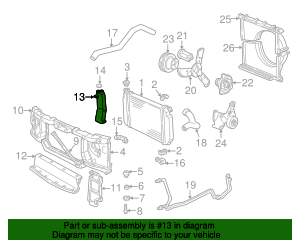 1995-2005 GM Windshield Washer Fluid Reservoir 12363310 GM ...