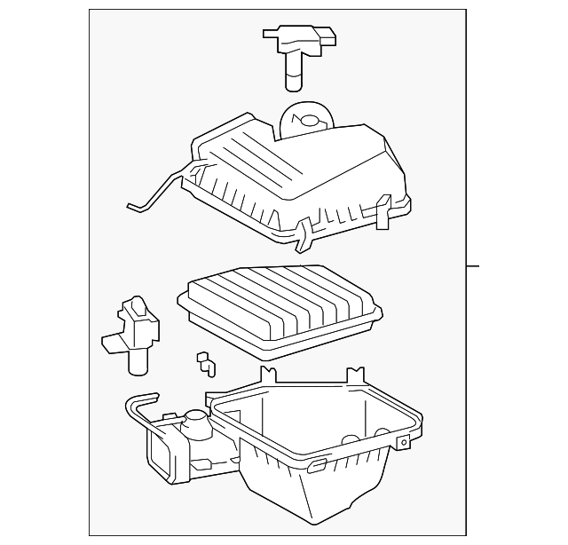 2005-2015 Toyota Air Cleaner Assembly 17700-AD016 | OEM Parts Online