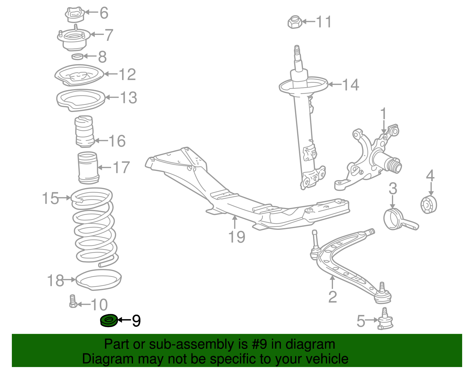 Genuine BMW 31-33-6-776-760 | Upper Plate Washer | FREE Shipping on ...