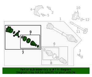 2017-2023 Audi CV Joint Kit 8W0-498-103-B | AutoNationParts.com