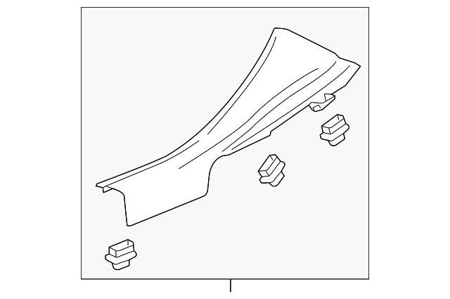 2019-2023 Cadillac XT4 Rear Sill Plate 84568733 | GMPartsDirect.com